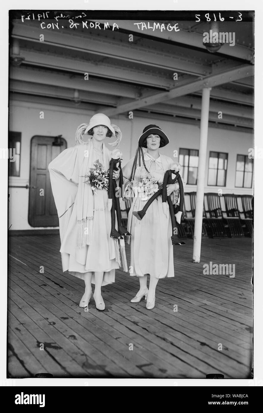 Con. [i.e. Connie] and Norma Talmage [i.e. Talmadge] Stock Photo - Alamy