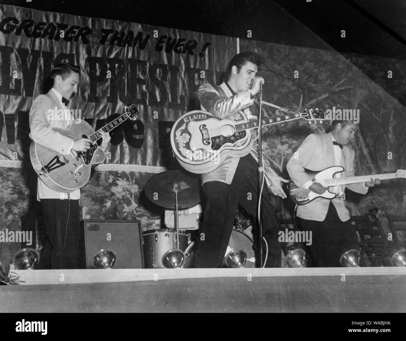 Elvis Presley Performing 1950s