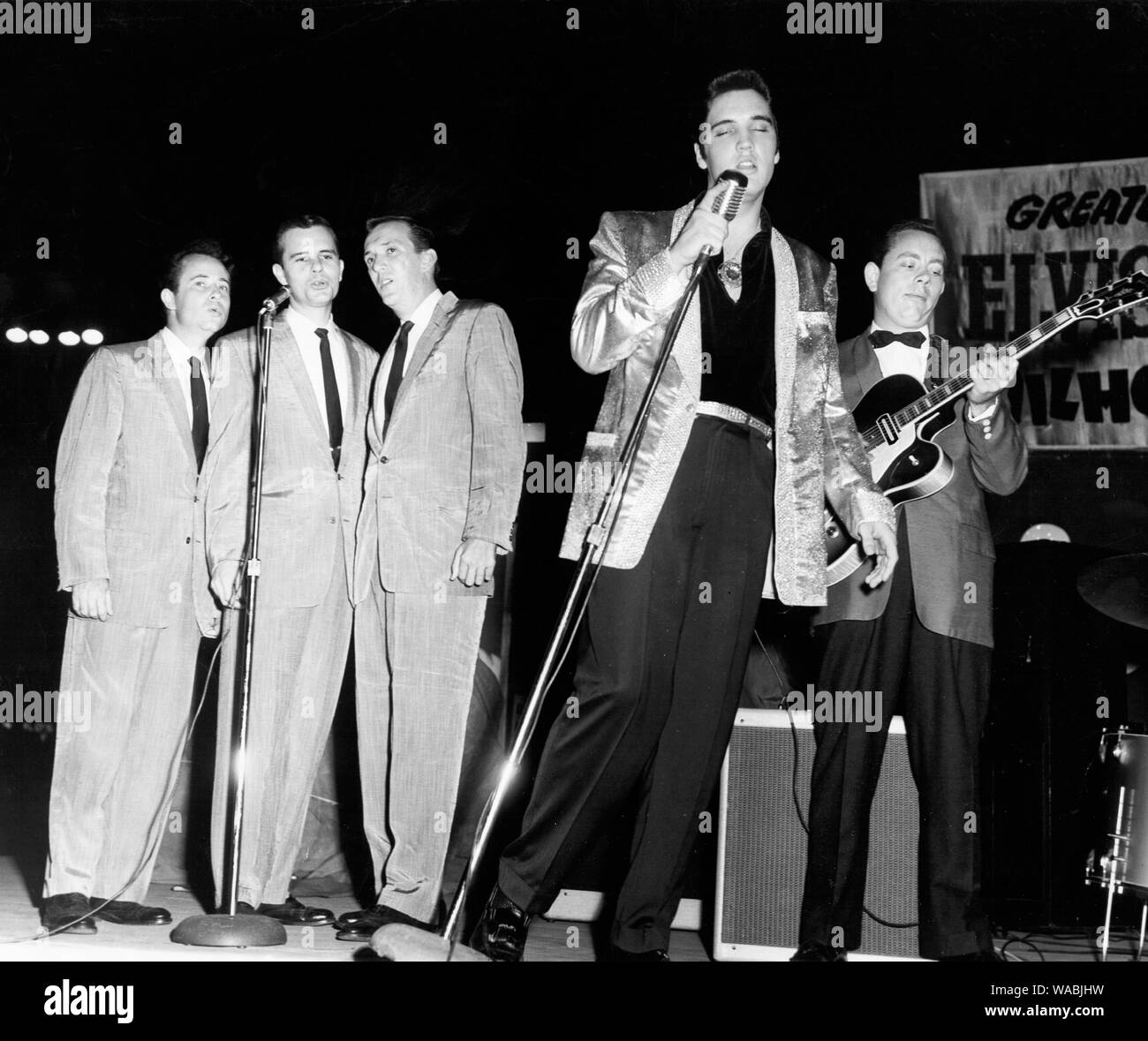 Elvis Presley Performing 1950s