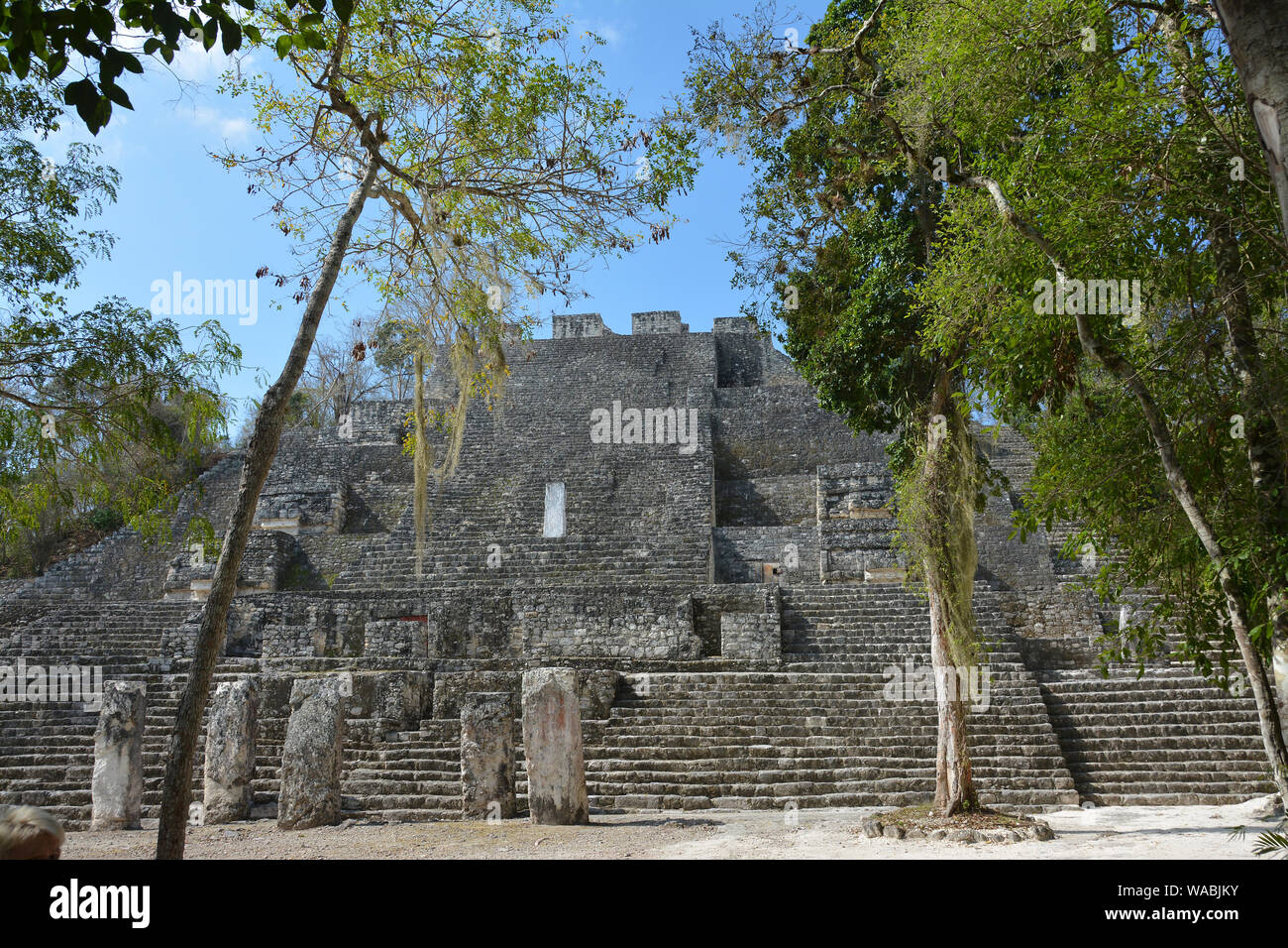 mayan temples mexico Stock Photo - Alamy