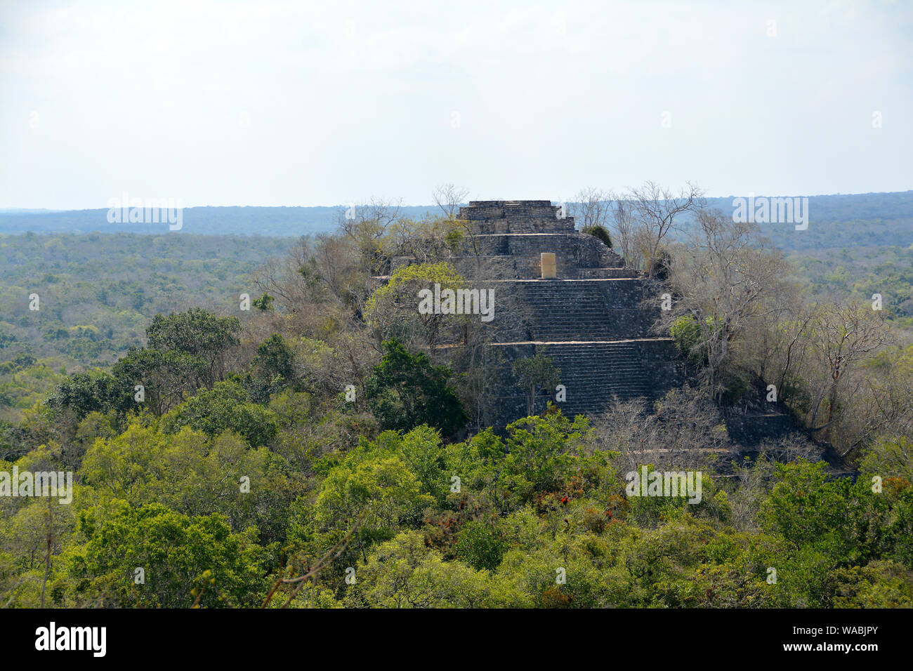 mayan temples mexico Stock Photo - Alamy