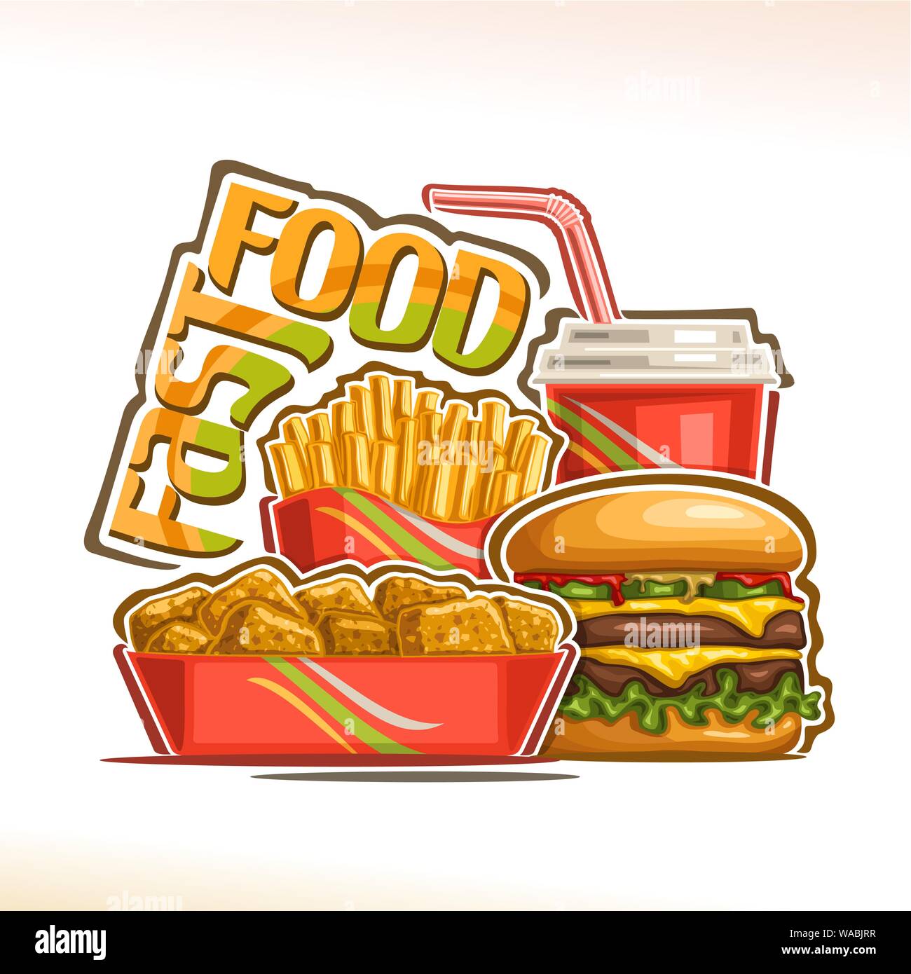 Pieces of chicken Stock Vector Images - Alamy