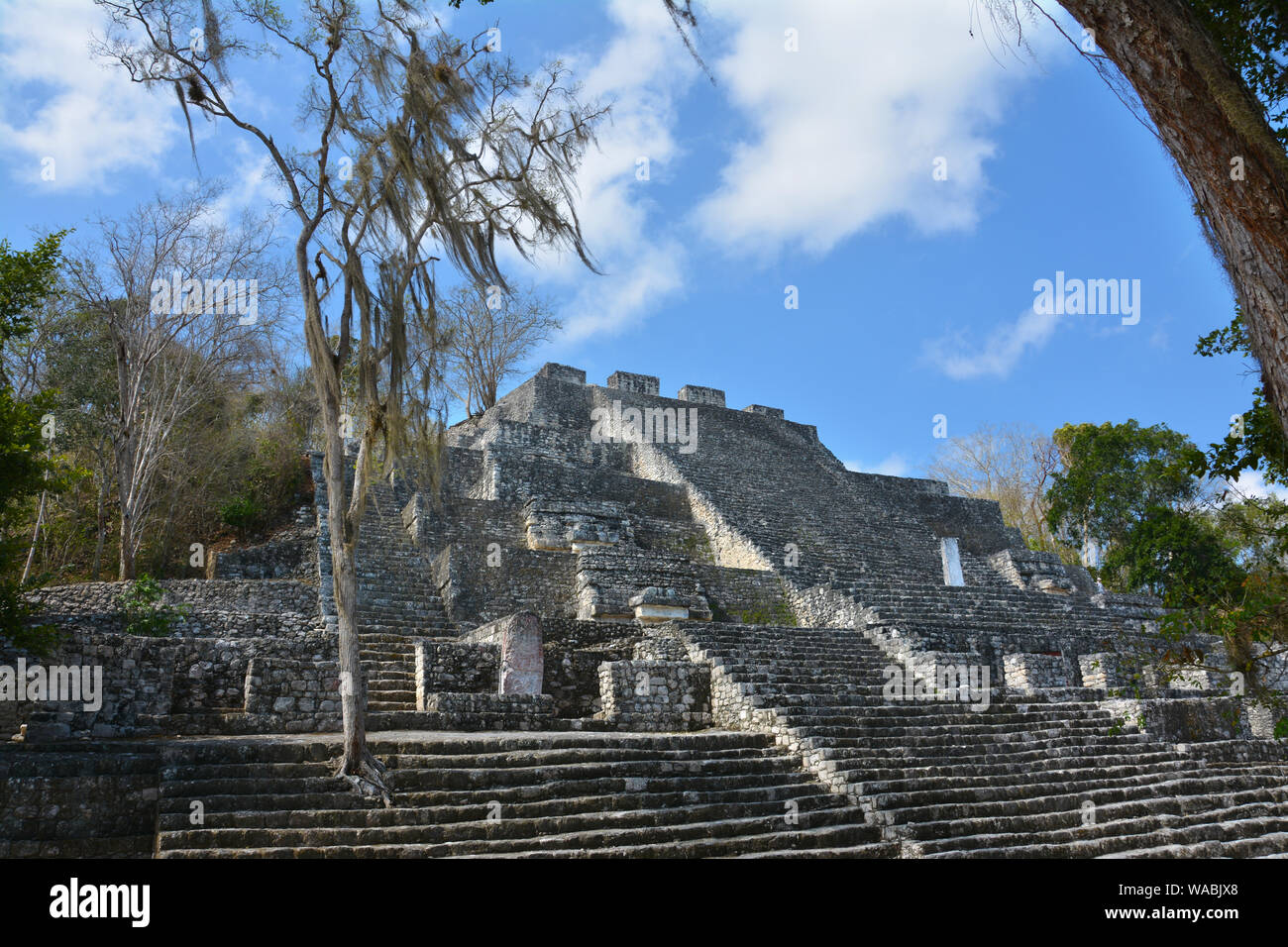 mayan temples mexico Stock Photo - Alamy
