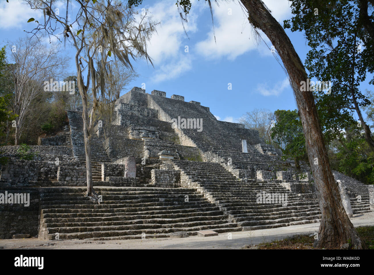 mayan temples mexico Stock Photo - Alamy