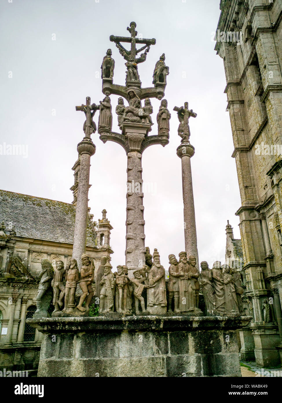 Finistere statue thegonnec hi-res stock photography and images - Alamy