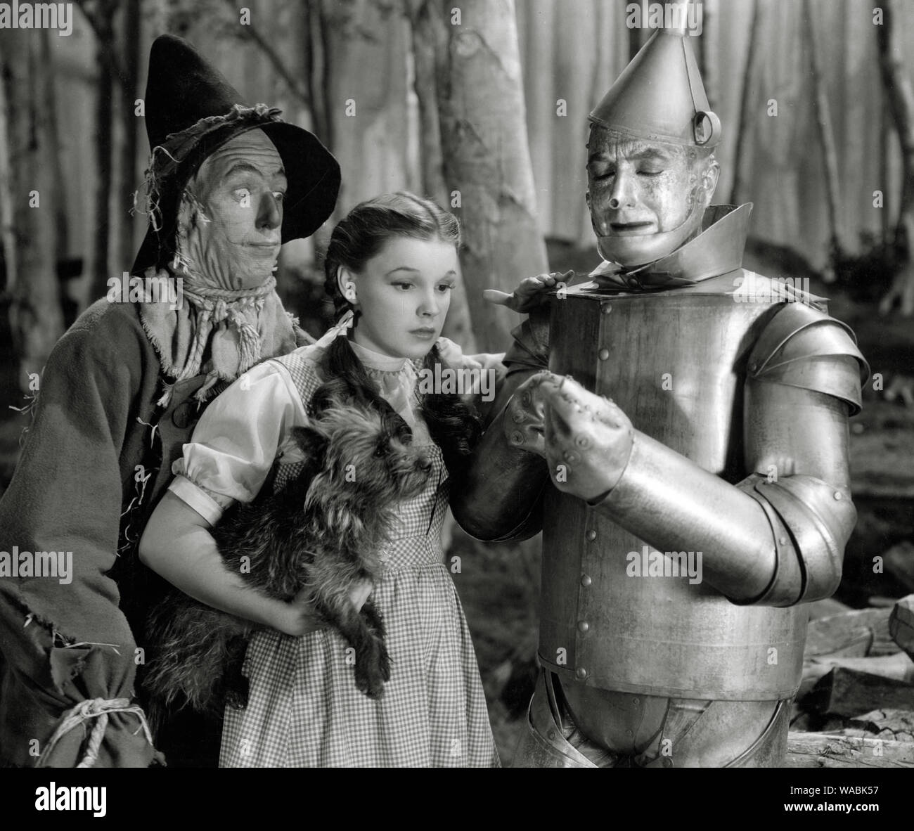 Ray Bolger, Judy Garland and, Jack Haley, "The Wizard of Oz" (1939) MGM ...