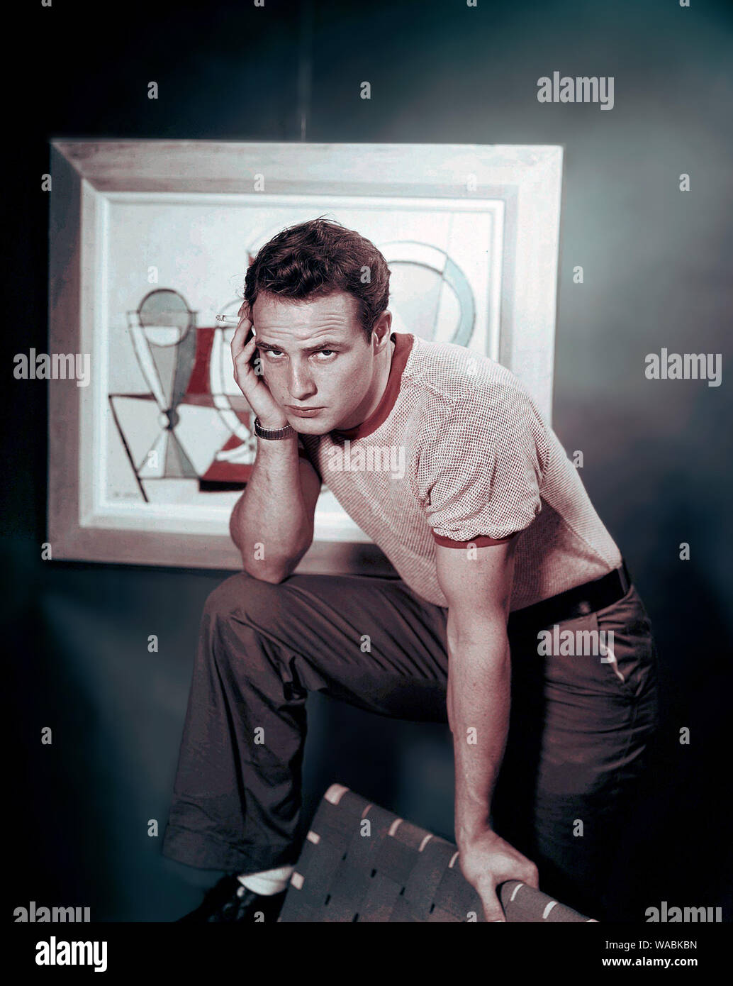 Color Portrait of Marlon Brando (circa 1950) File Reference # 33848 ...