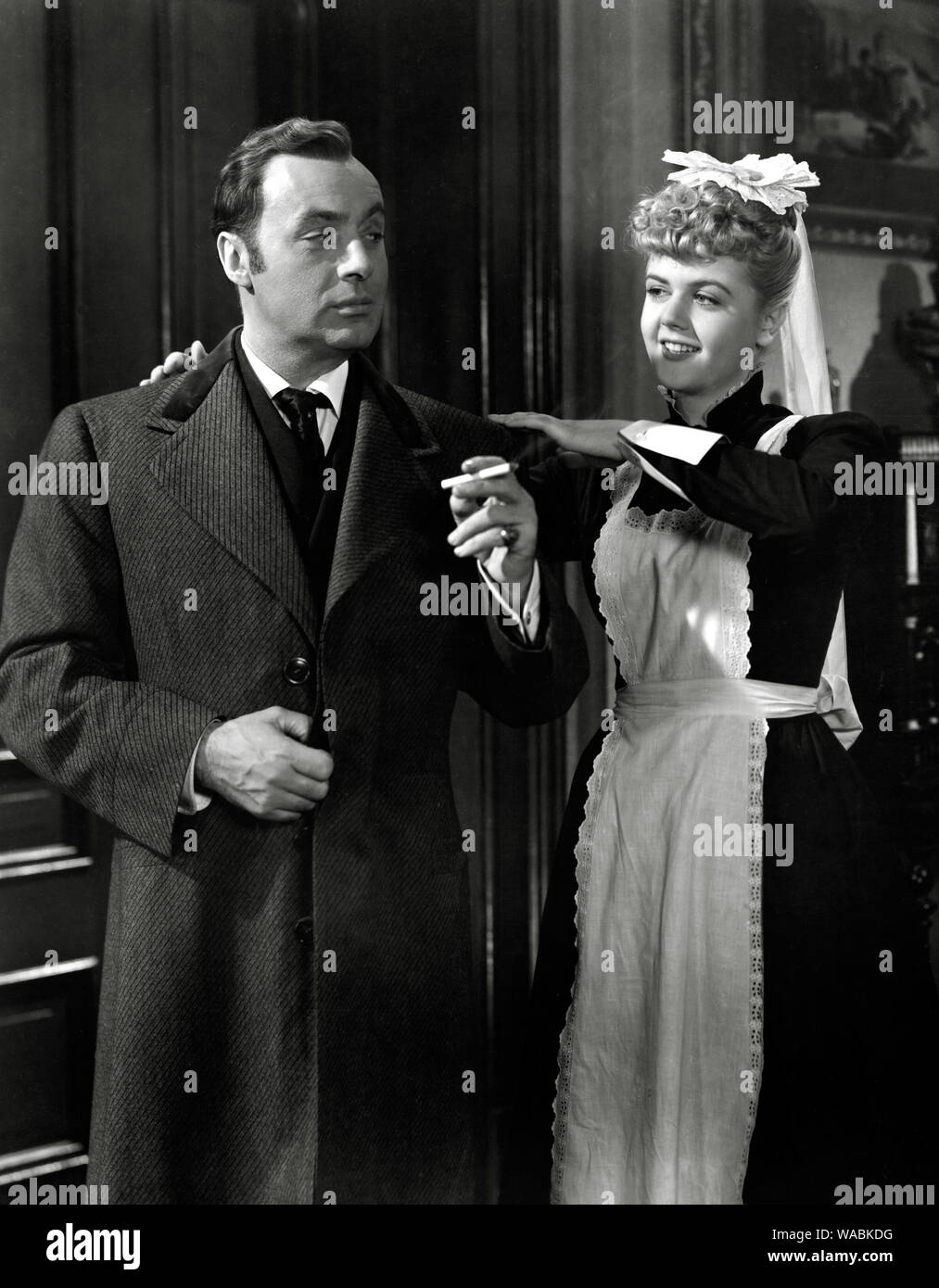 Charles Boyer, Angela Lansbury, "Gaslight" (1944) MGM File Reference ...