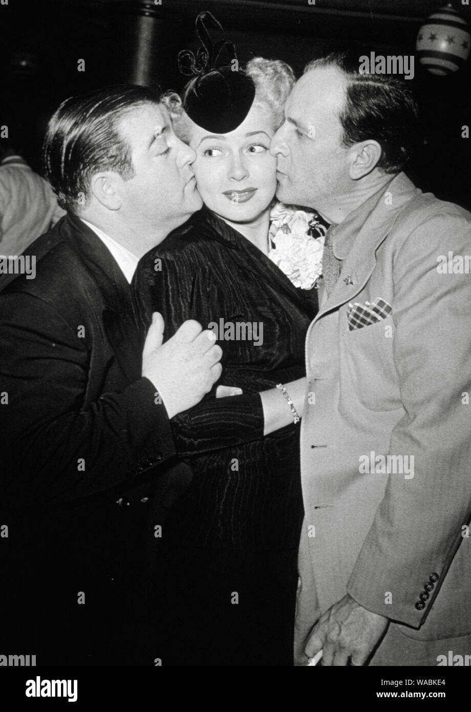 Lana Turner, Lou Abbott and Bud Costello (circa 1948) File Reference ...