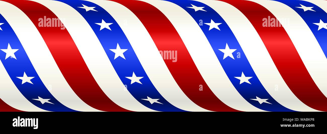 Vector illustration. Seamless american bar in bright colors. Editable ...