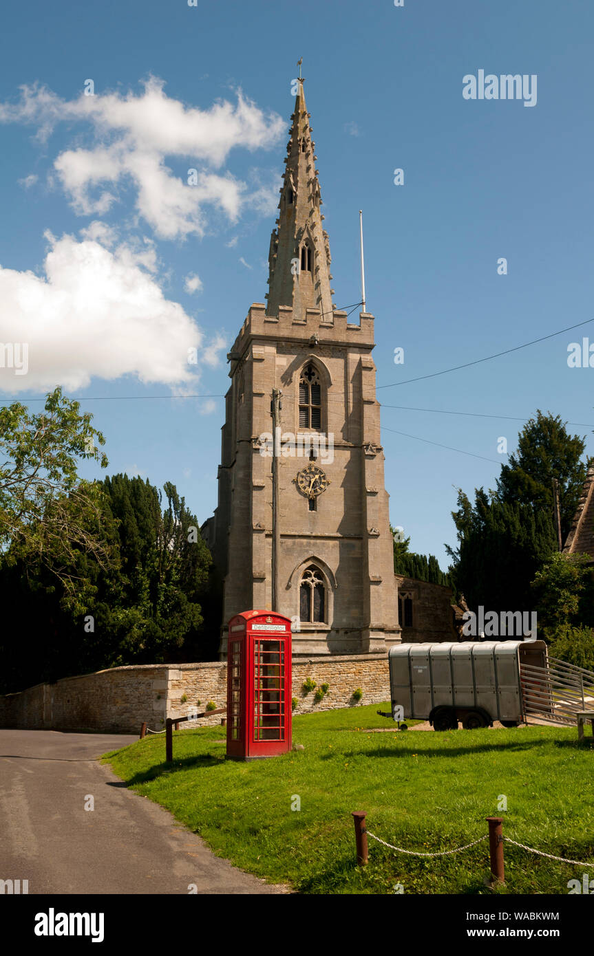 St. Mary the Virgin Church, South Luffenham, Rutland, England, UK Stock ...