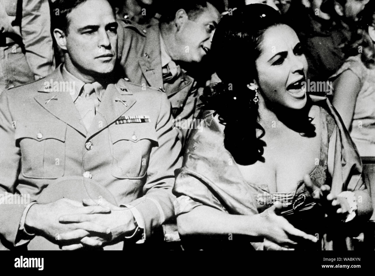 Marlon Brando, Elizabeth Taylor, "Reflections in a Golden Eye" (1967 ...