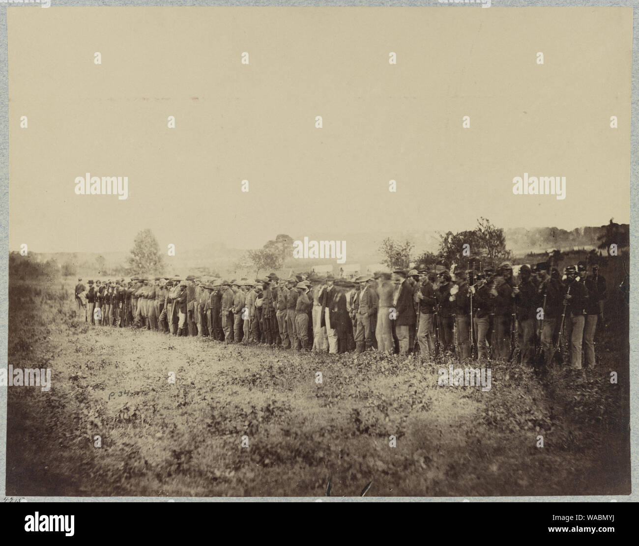 Confederate prisoners captured at cavalry fight at Aldie, Va., June ...
