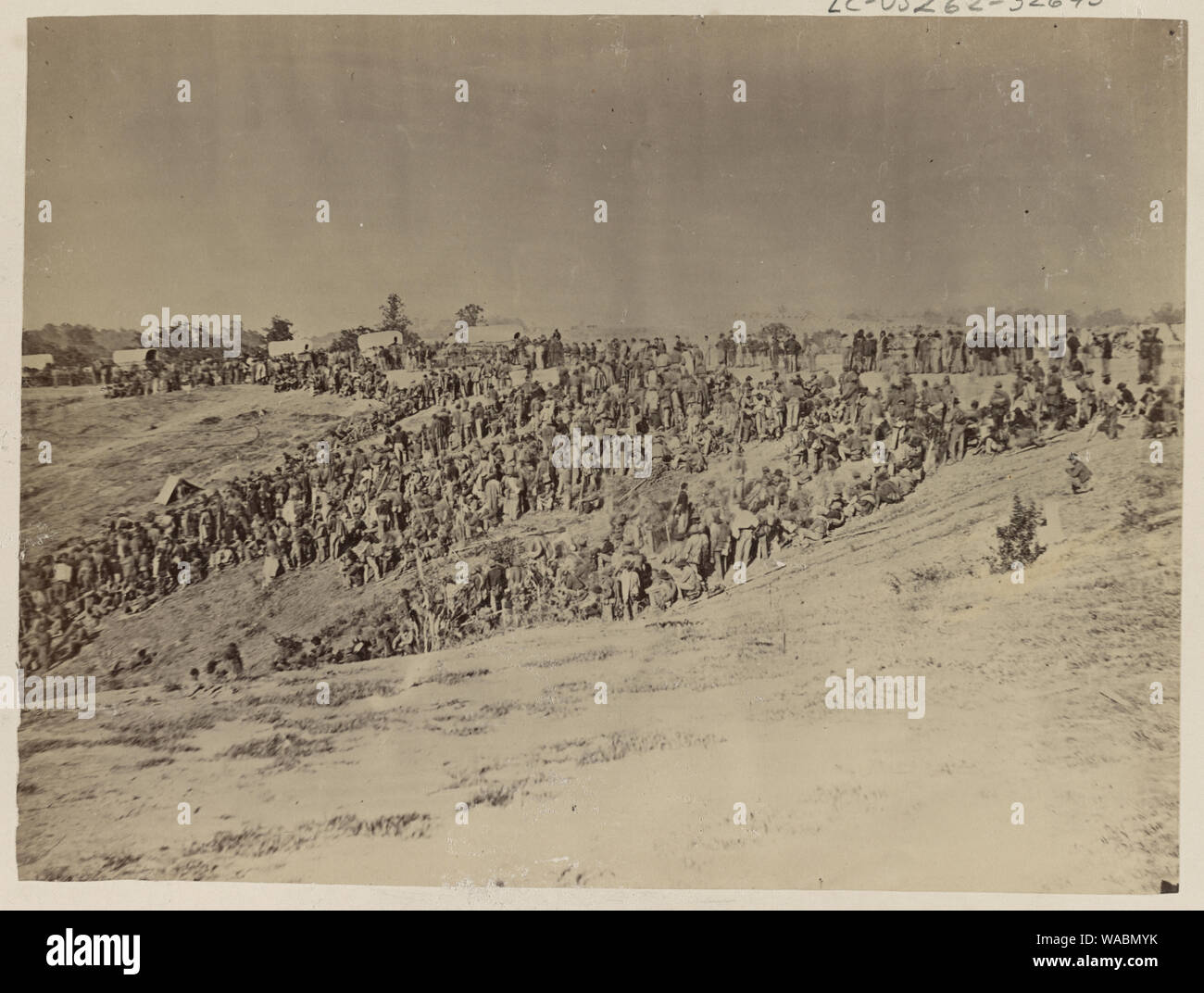 Confederate prisoners at Belle Plain, captured at Spotsylvania, May 12 ...
