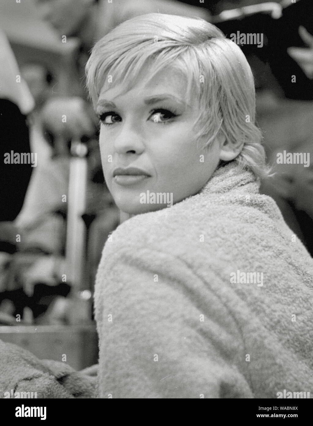 Portrait of actress Jayne Mansfield in an episode of "The Alfred ...