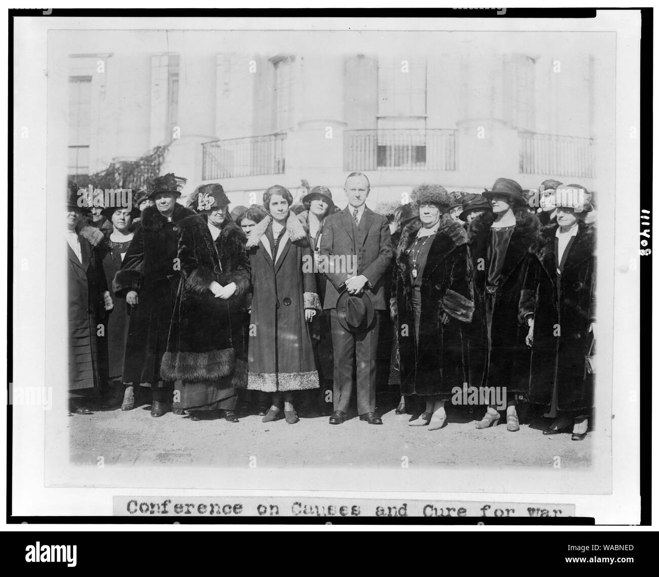 Conference on causes and cure for war Stock Photo - Alamy