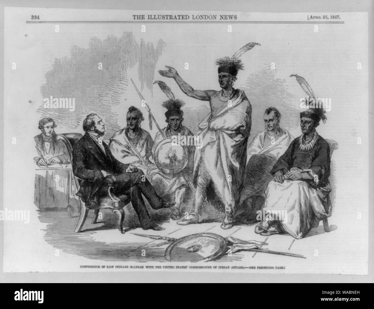 Kaw indians hi-res stock photography and images - Alamy