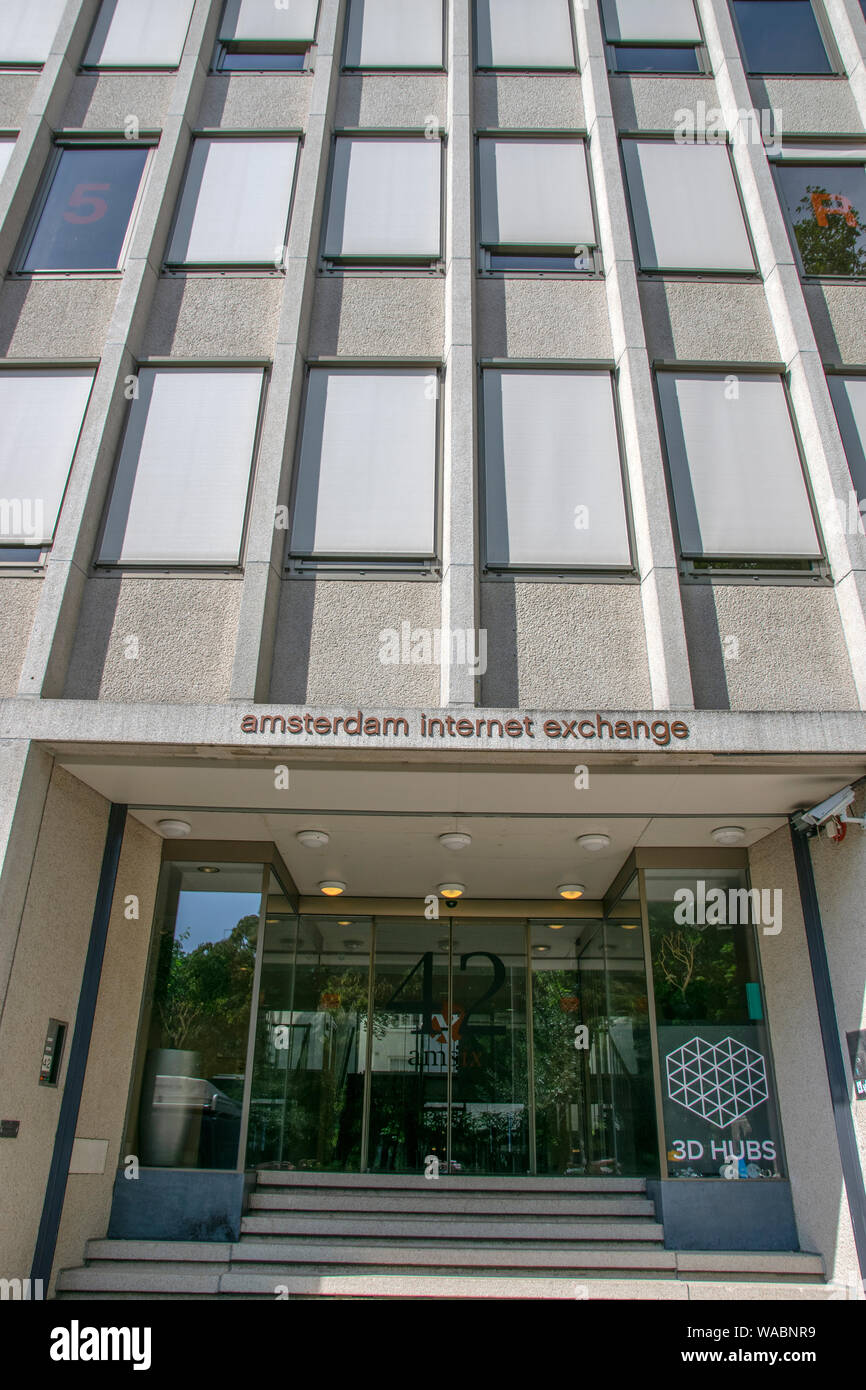 Amsterdam Internet Exchange Building At Amsterdam The Netherlands 2019 ...