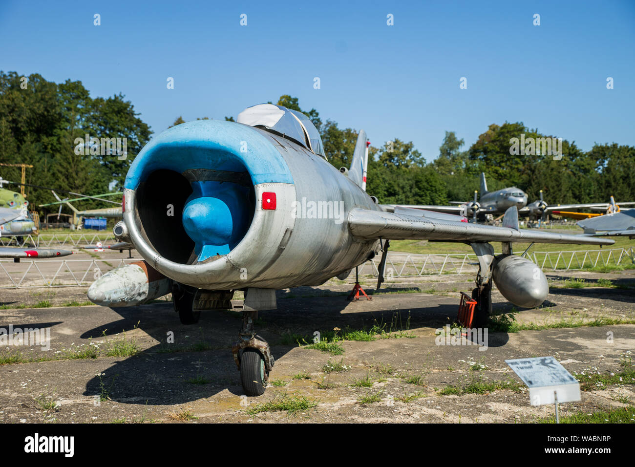 Old migs in a czech museum Stock Photo - Alamy