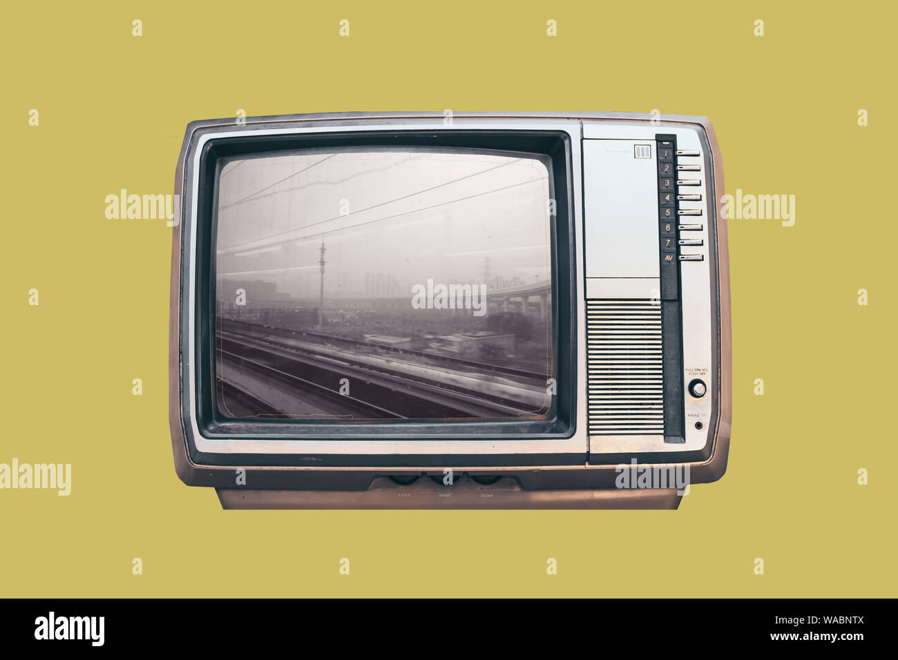 70s Television Set Green Screen High Resolution Stock Photography and ...