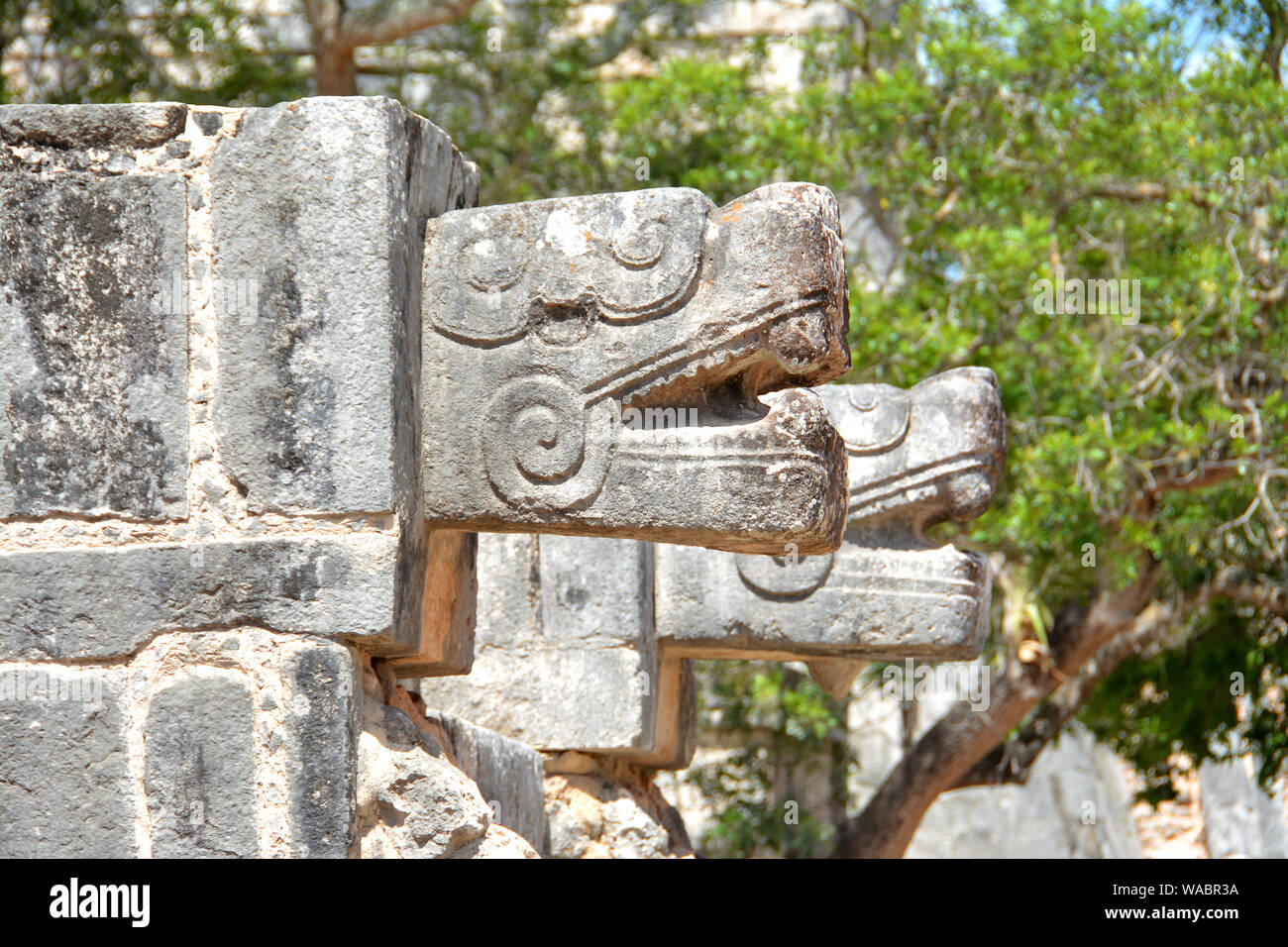 mayan temples mexico Stock Photo - Alamy