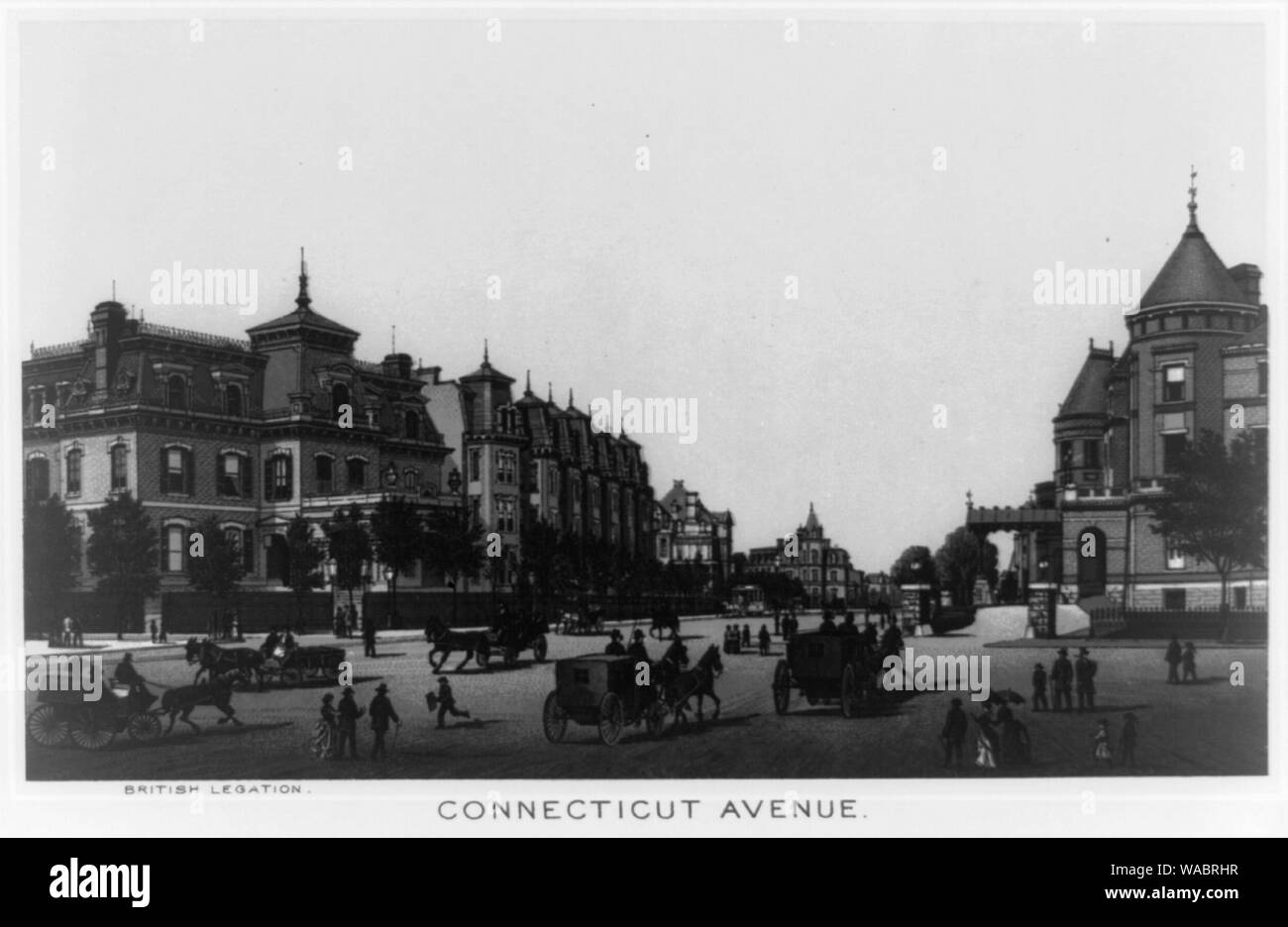 Connecticut Avenue--British Legation Stock Photo - Alamy