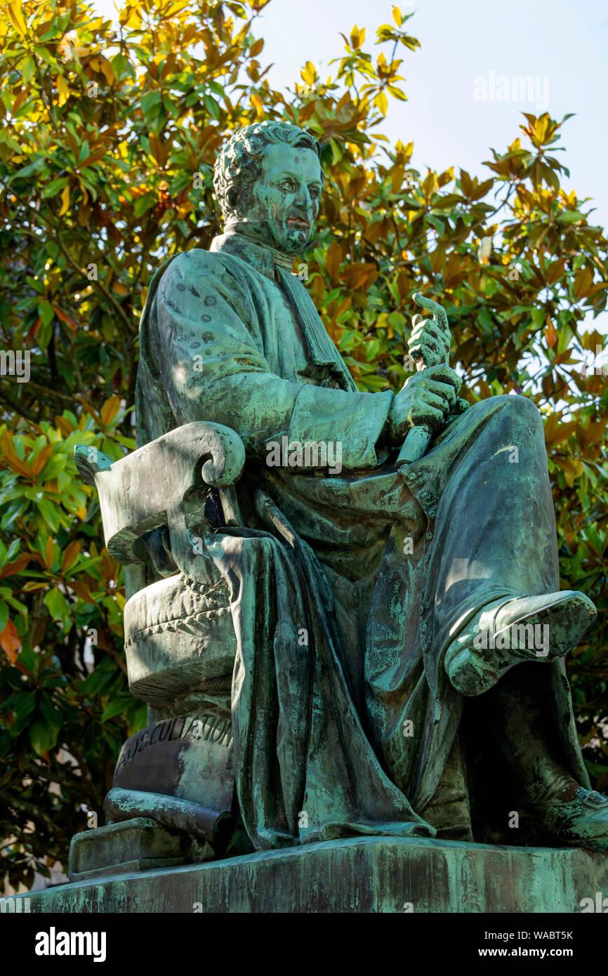 Statue of laennec inventor of stethoscope hi-res stock photography and ...