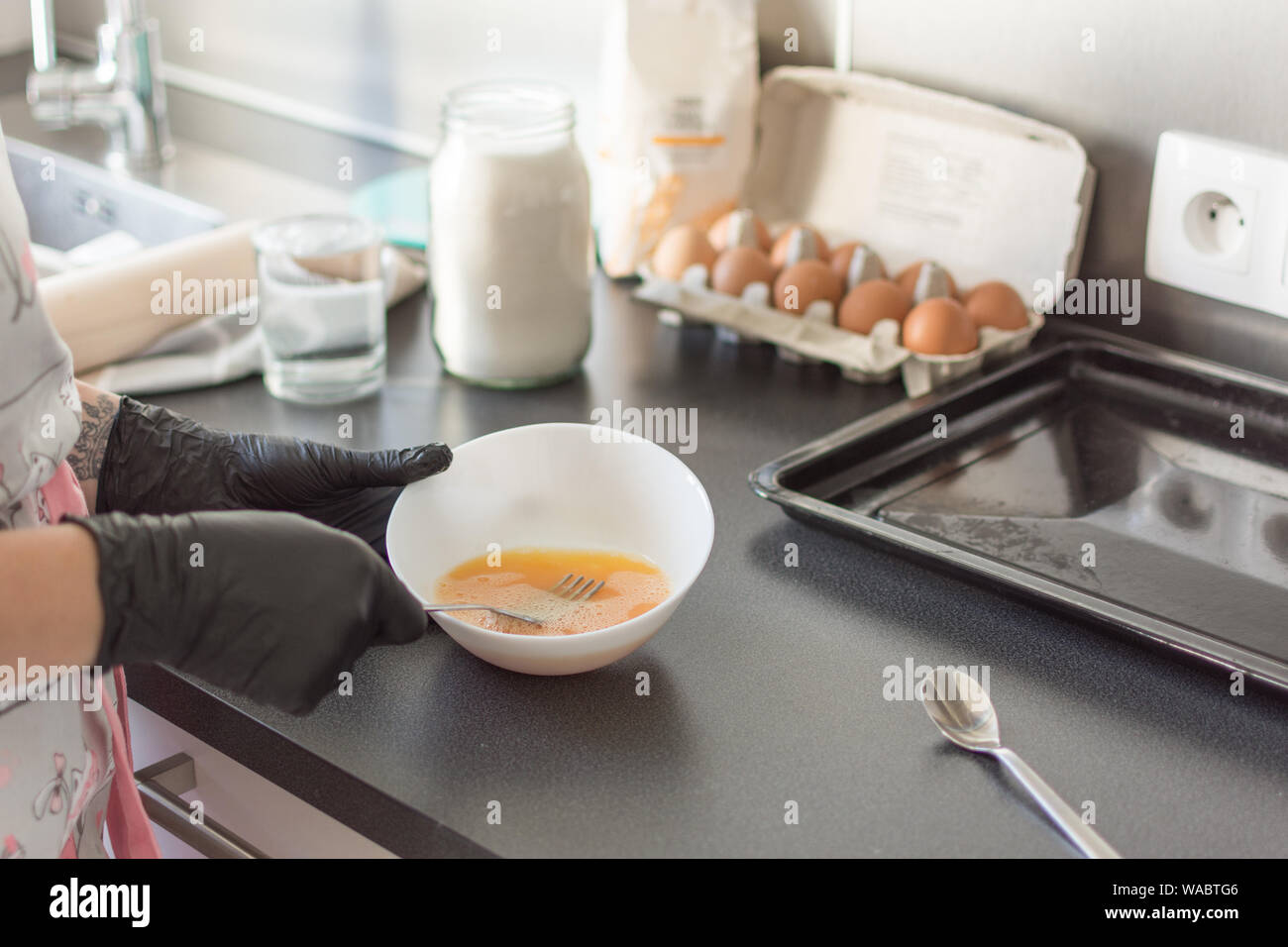 Chef beating hi-res stock photography and images - Alamy