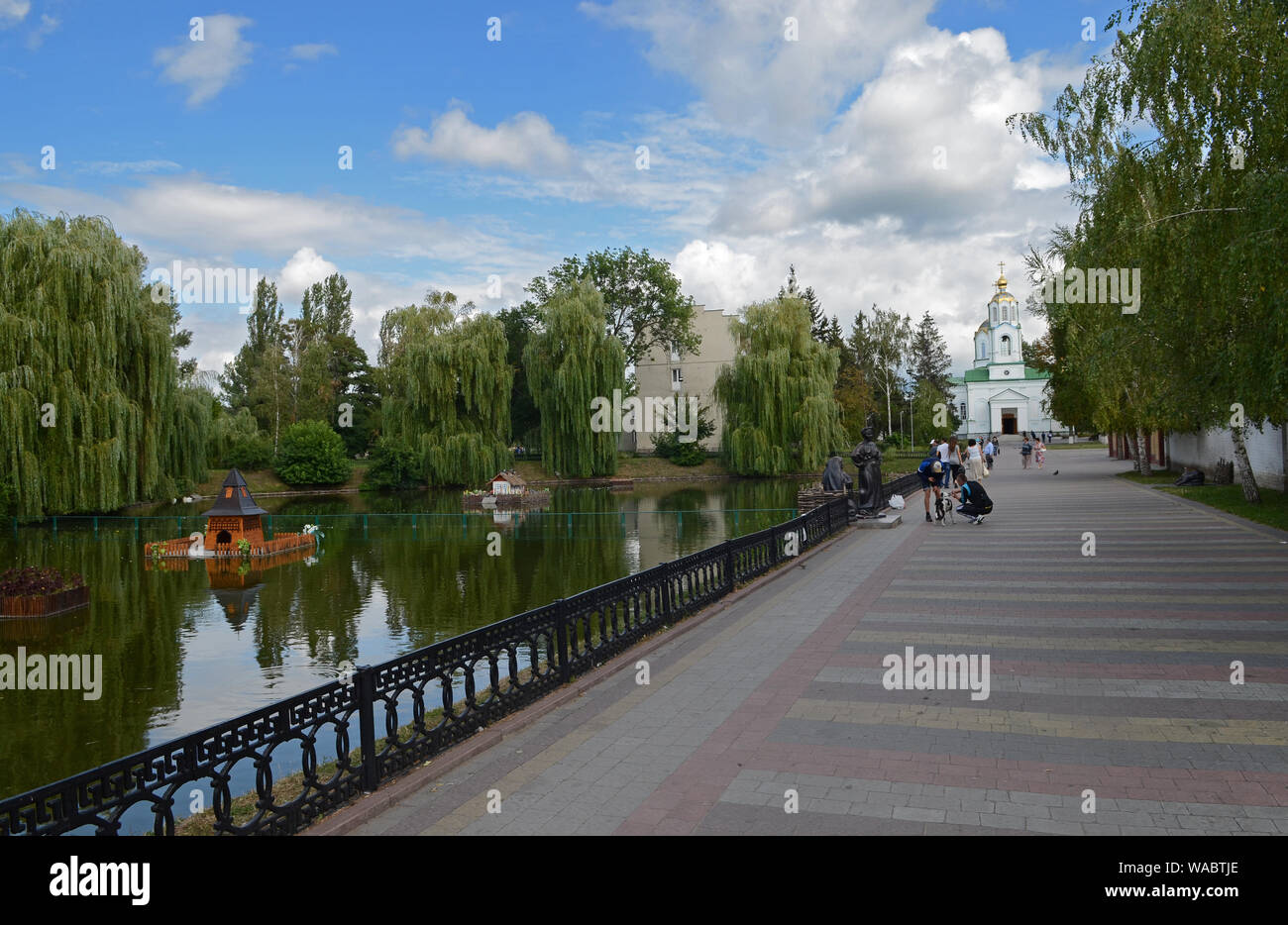 August 19, 2012 - In different parts of resort the placed sculptures of ...