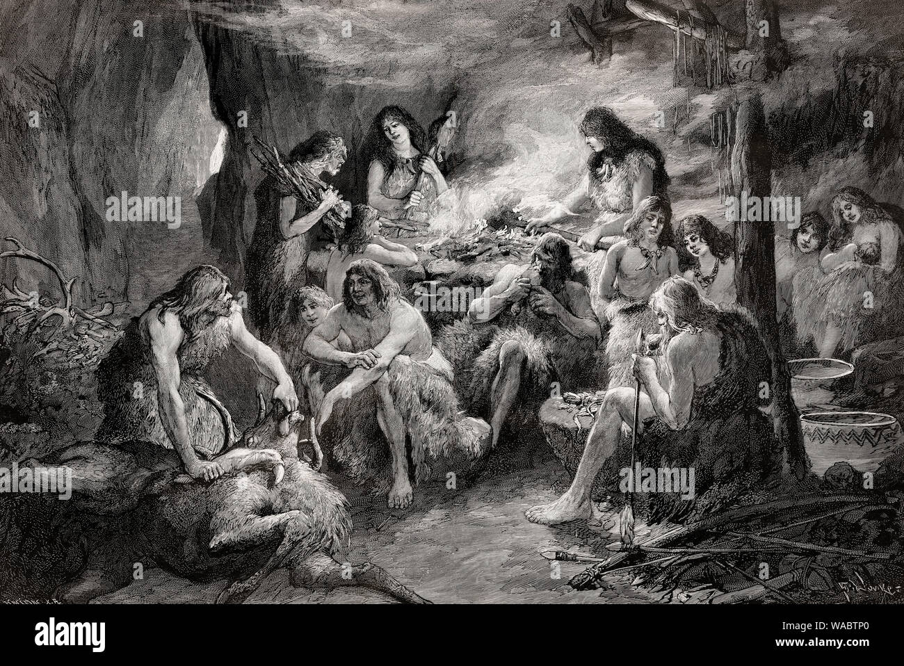 Pre Historic Cave Man High Resolution Stock Photography and Images - Alamy