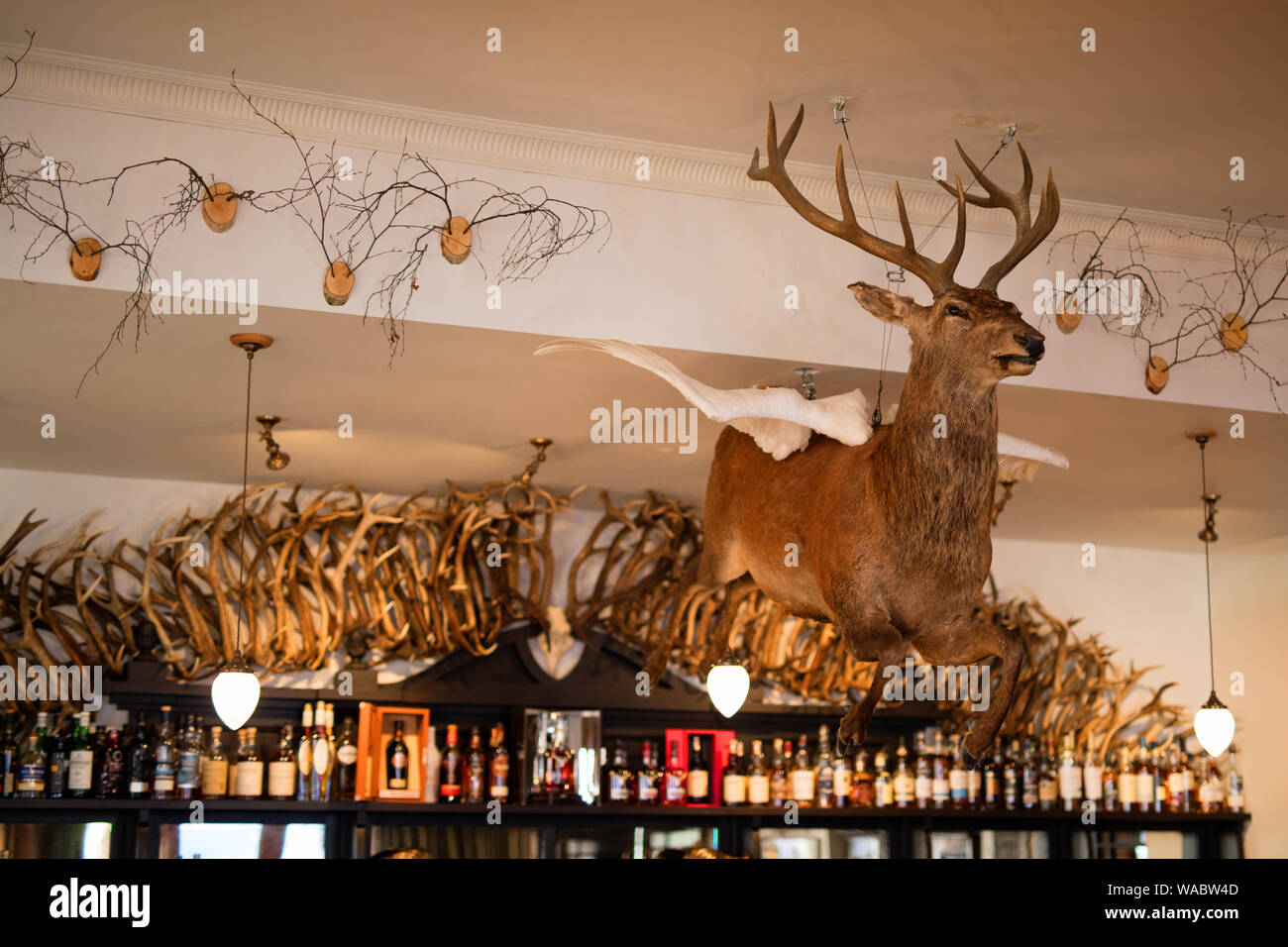 Fife Arms, bar, Braemar, Scotland Stock Photo - Alamy