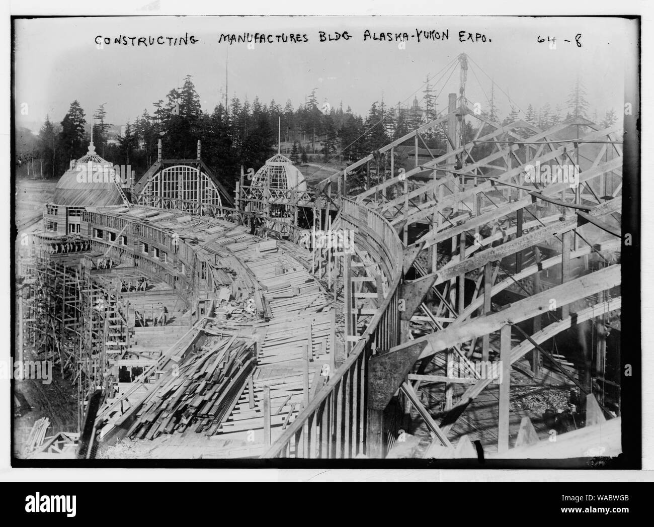 Alaska construction site Black and White Stock Photos & Images - Alamy