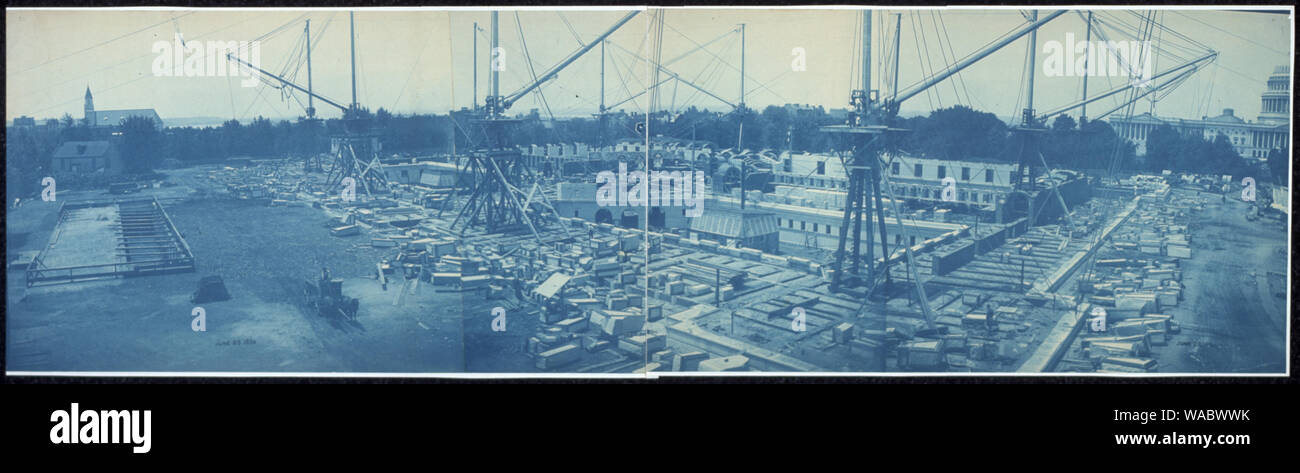 Construction of the Library of Congress, Washington, D.C., June 23 ...