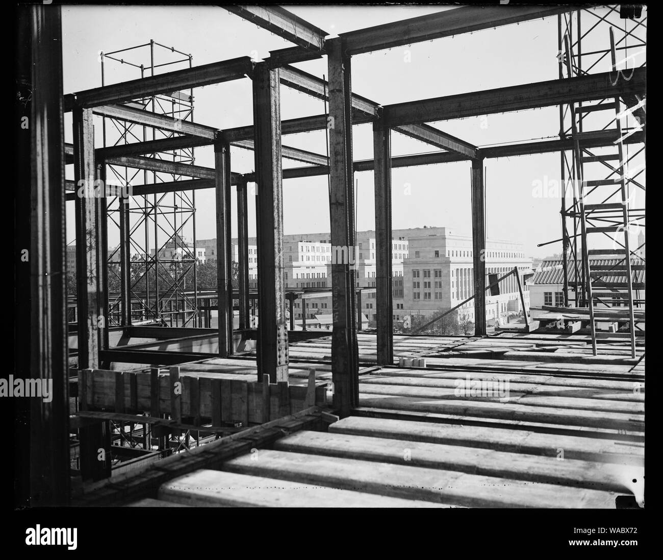 Construction on new Federal Reserve building Stock Photo - Alamy