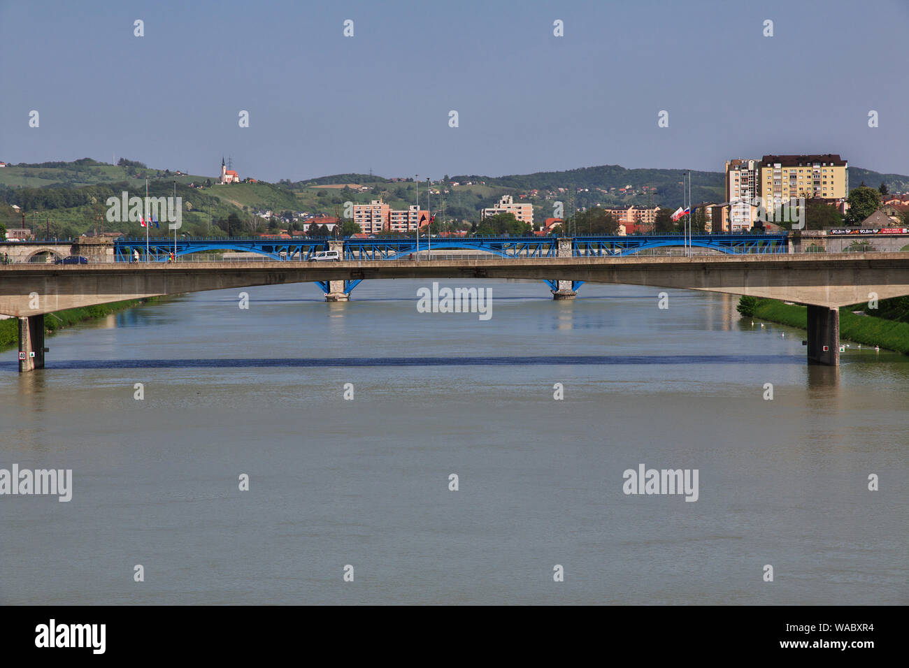 Drava river in Maribor, Slovenia Stock Photo - Alamy