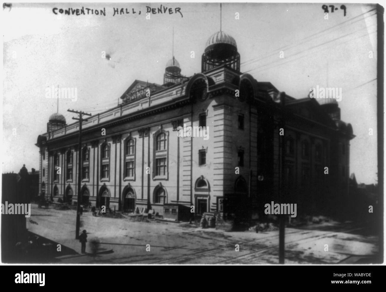 Convention Hall, Denver [under construction] Stock Photo - Alamy