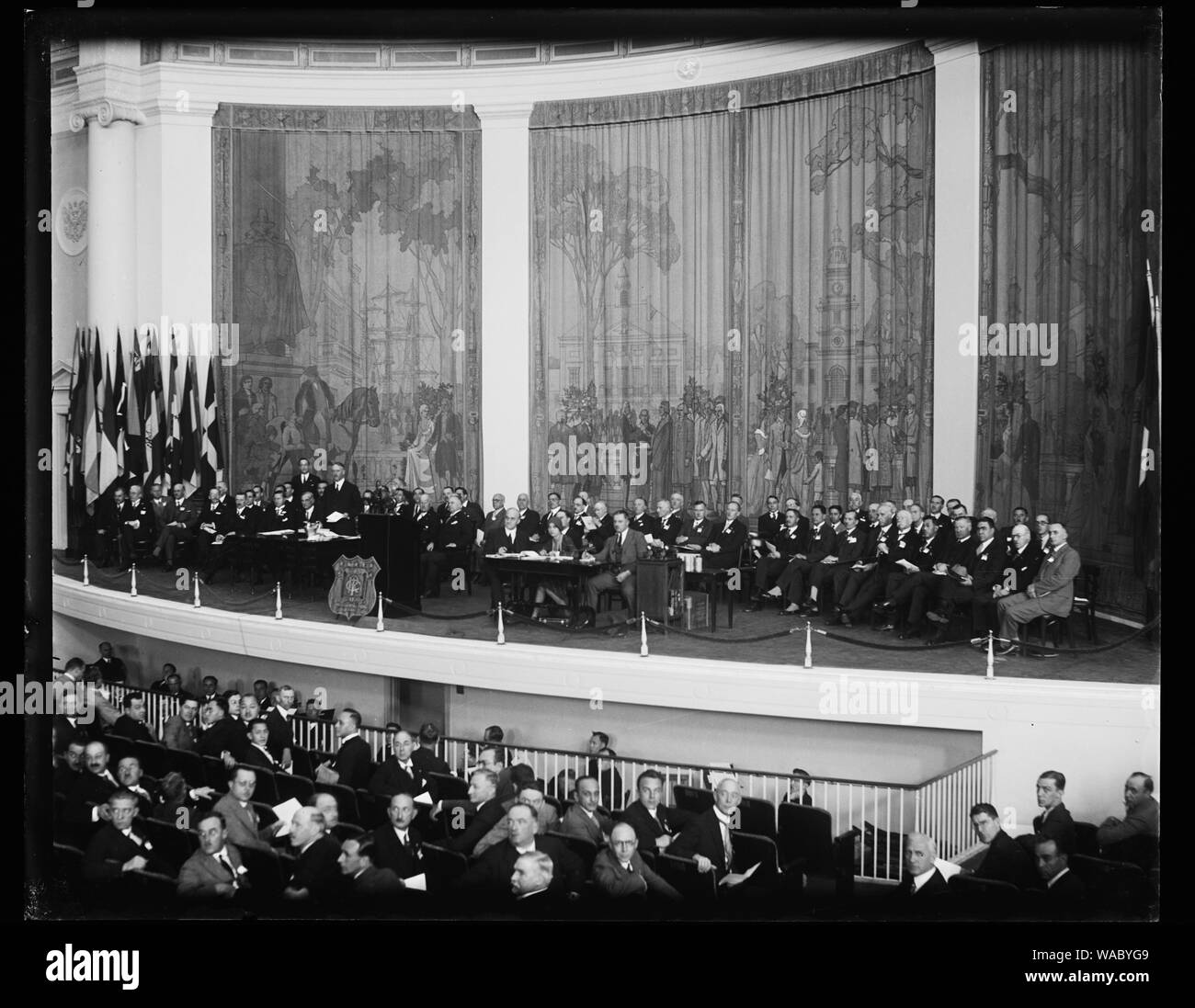 Organization of american states meeting Black and White Stock Photos ...