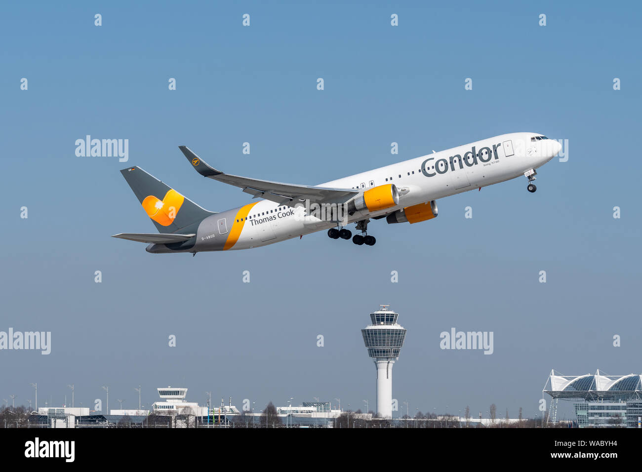 Munich, Germany - March 31. 2019 : Condor Boeing 767-330 with the ...