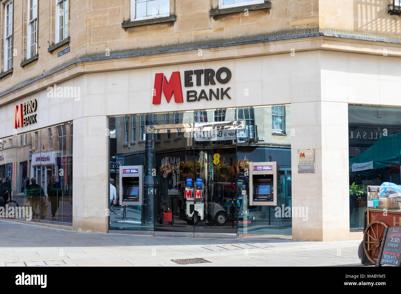 Metro Bank, Stall Street, Bath, England, UK Stock Photo - Alamy