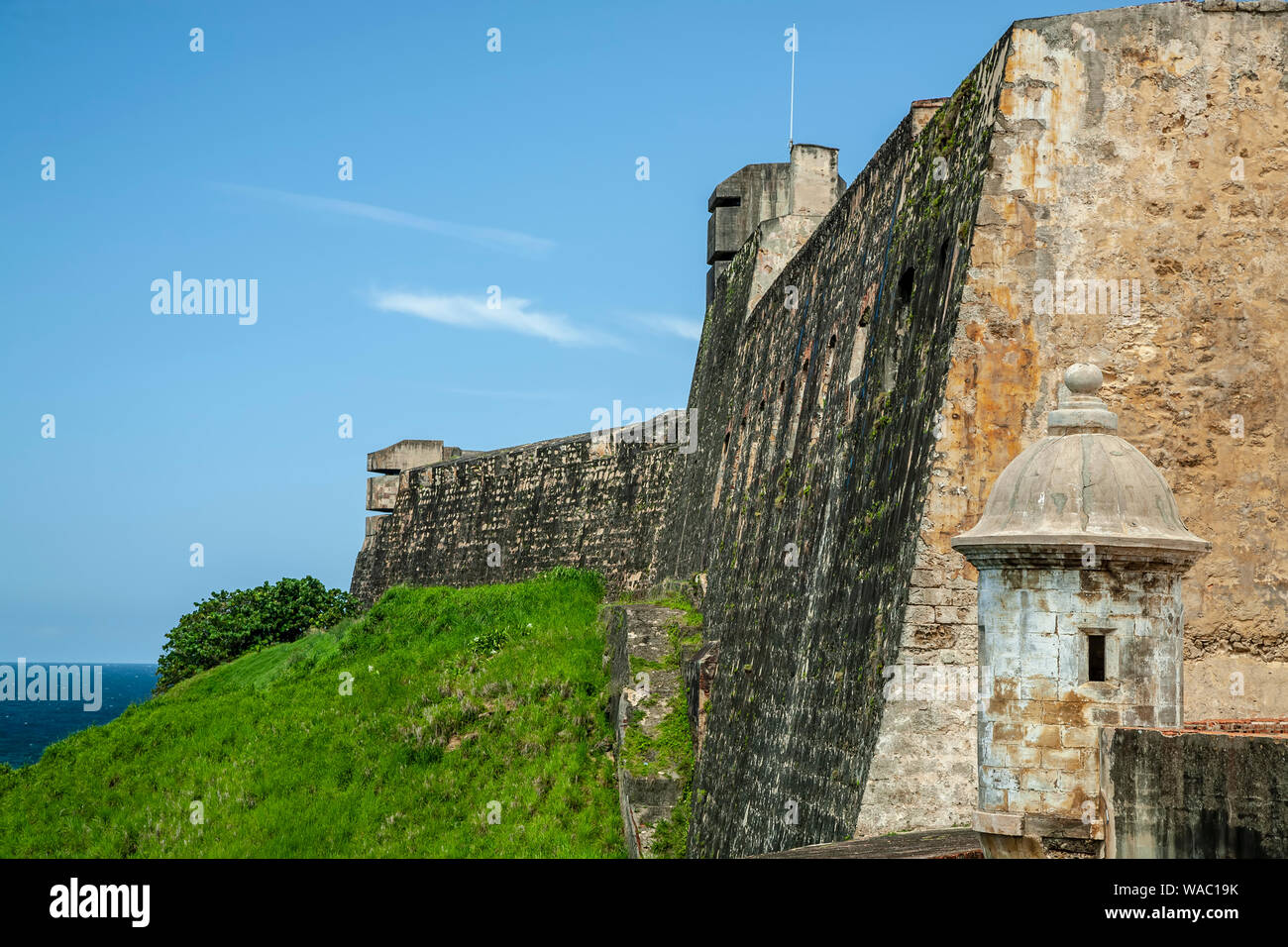 San Cristobal Fort, Old San Juan, Puerto Rico Stock Photo - Alamy