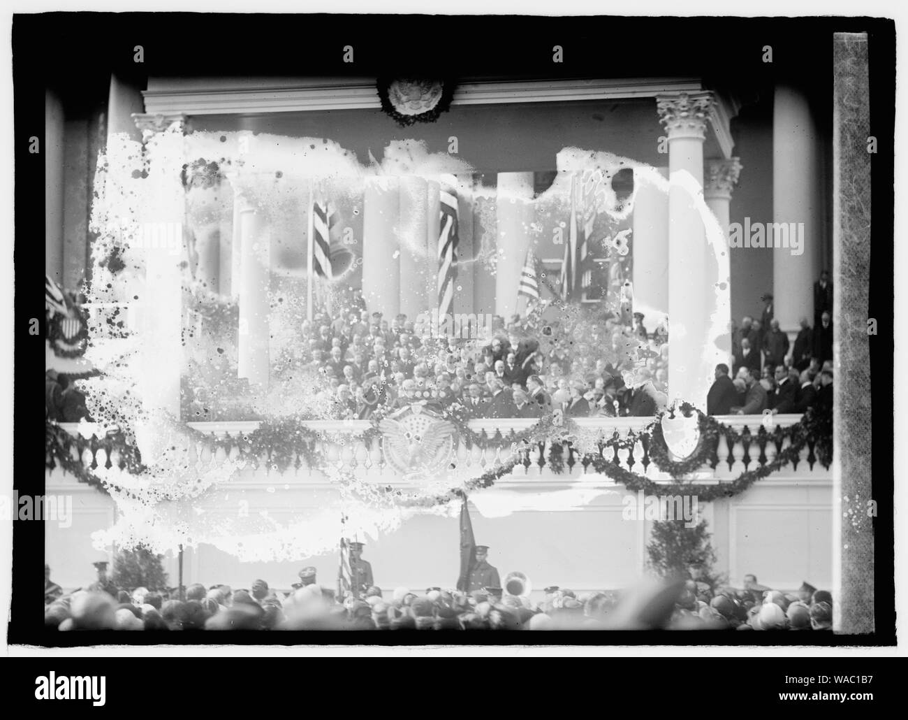 Inauguration washington swearing in Black and White Stock Photos ...