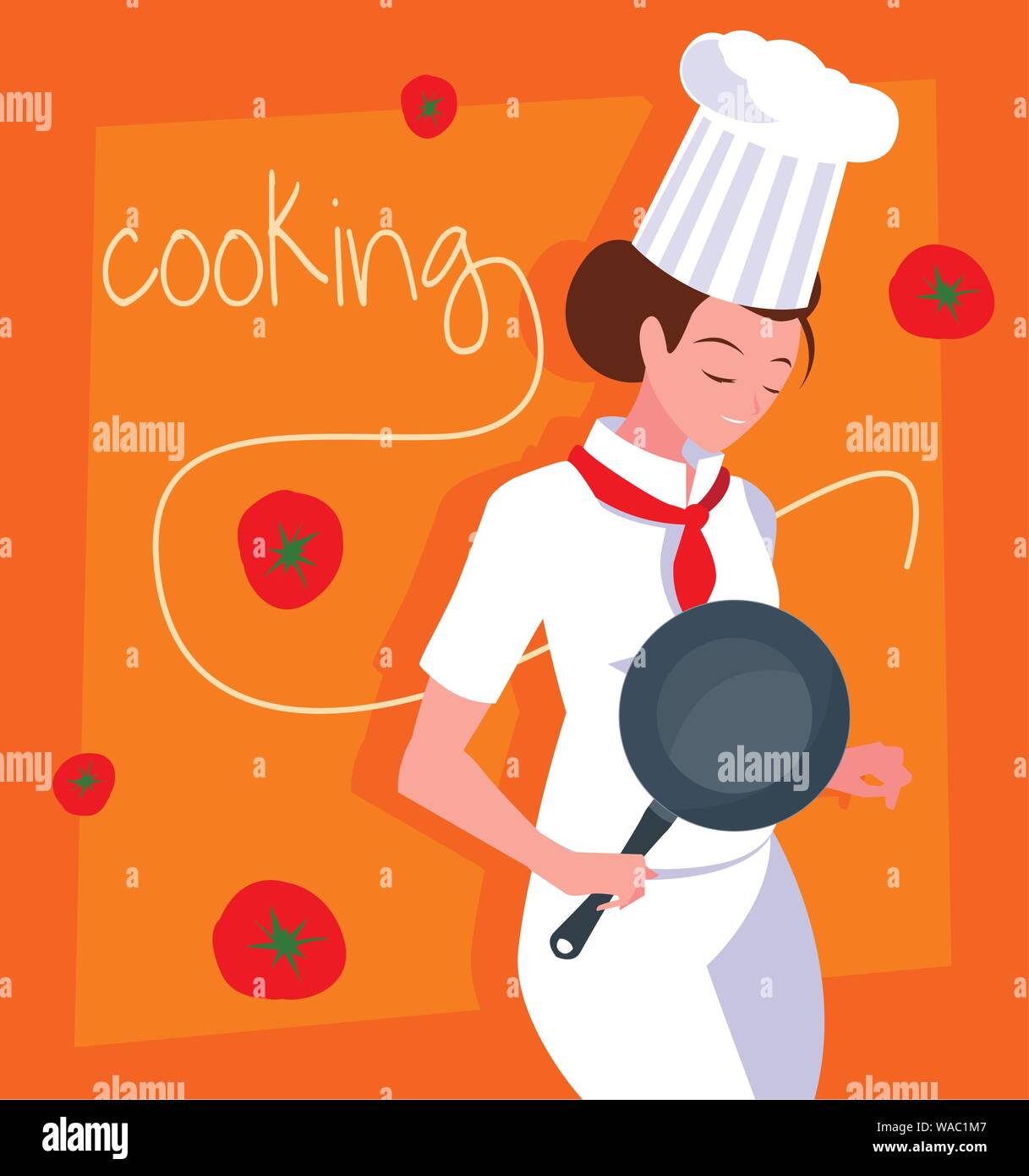 Woman female avatar kitchen hi-res stock photography and images - Alamy