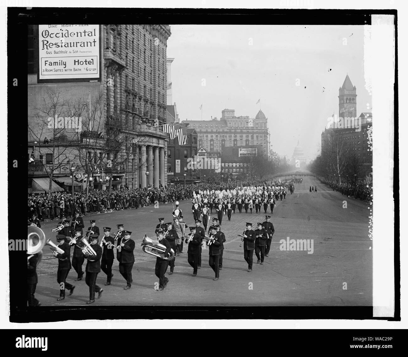 Coolidge inaugural parade Stock Photo - Alamy