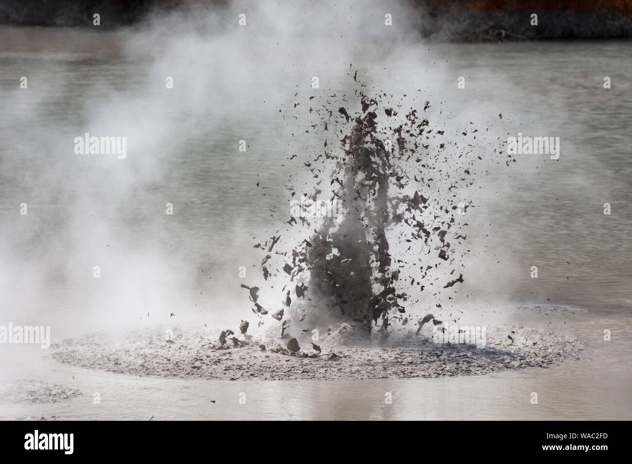 Wai-O-Tapu Mud Pool Stock Photo - Alamy