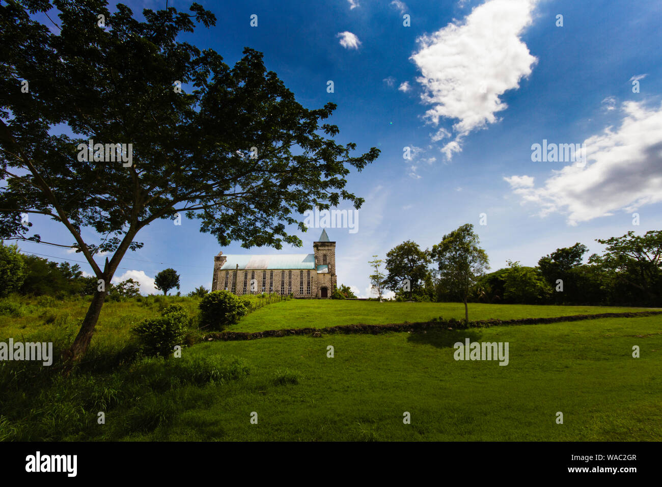 Roman tower protestant church hi-res stock photography and images - Alamy