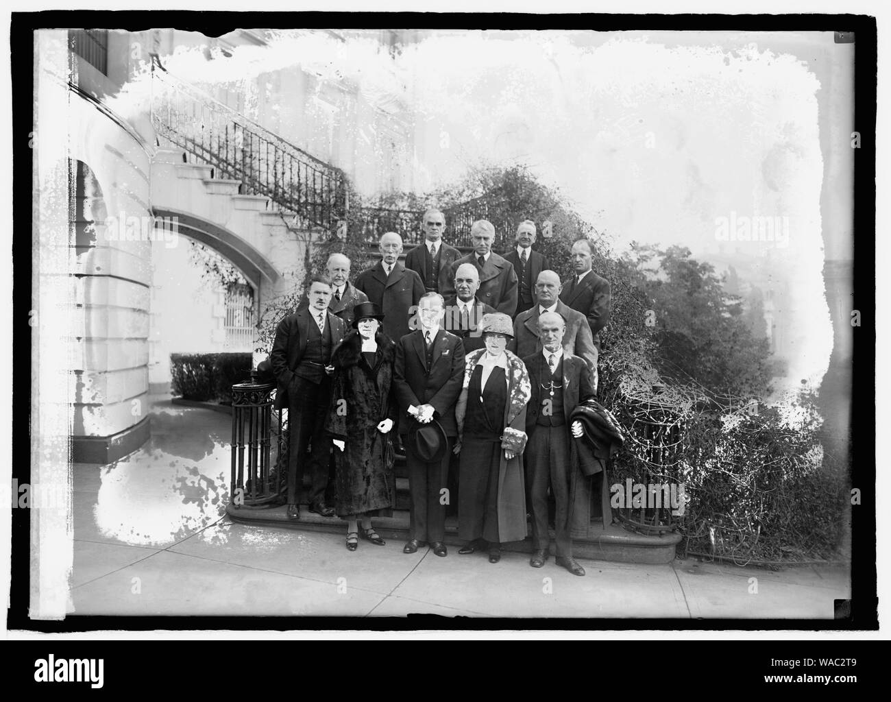 Coolidge with Commission for observation of 200th ann. of birth of Geo ...