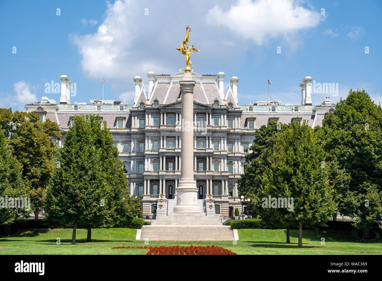 Dwight D Eisenhower Executive Office Building, in Washington DC Stock ...
