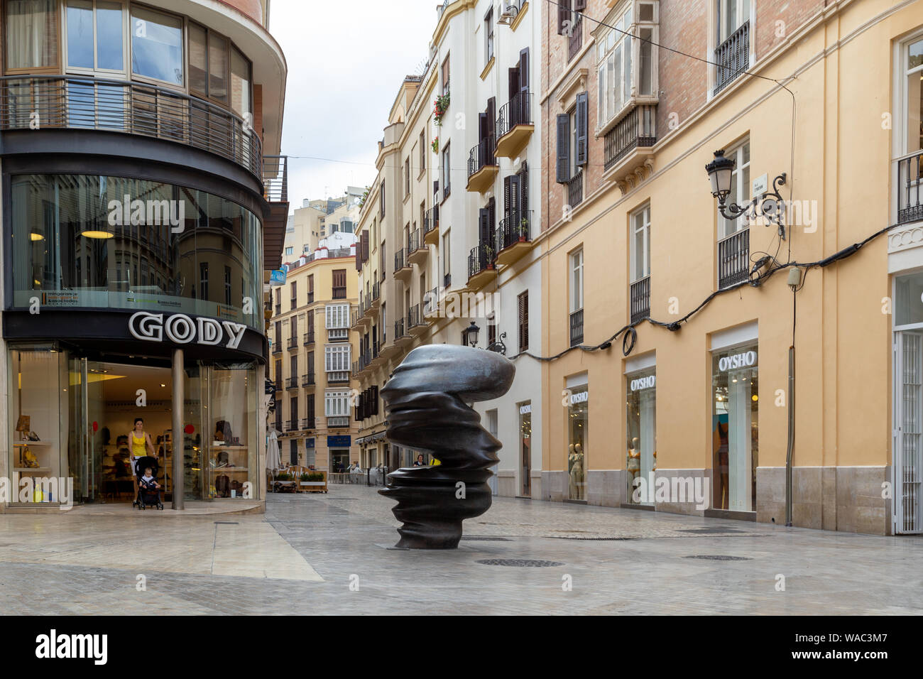 Points of View Sculpture in Malaga, Spain Stock Photo - Alamy