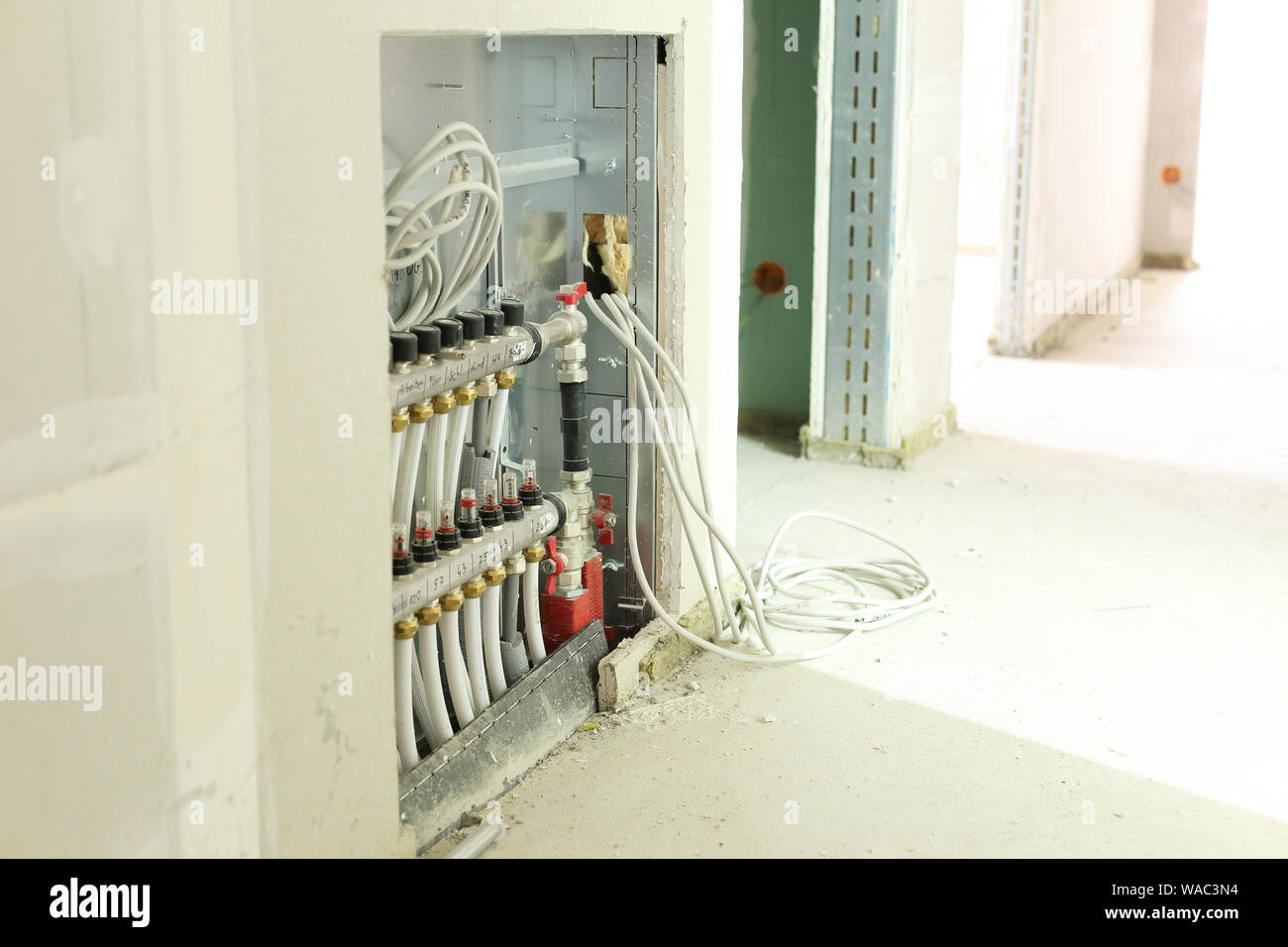 Heating circuit distributor hi-res stock photography and images - Alamy