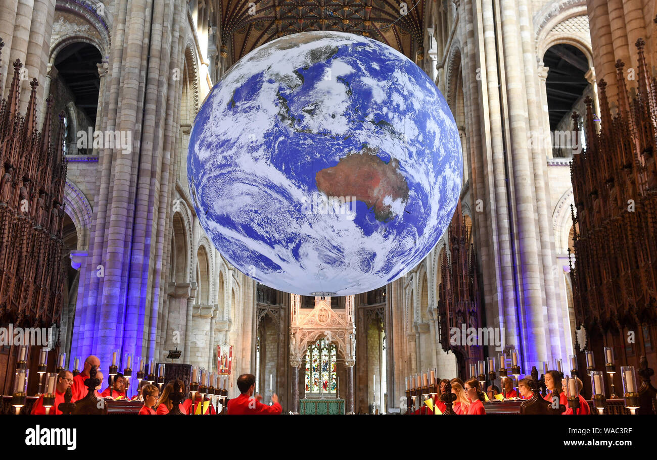 Choristers from Holy Trinity Church Coventry rehearse for evensong as ...